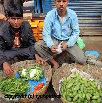 Taste of Nepal: Parvar - परवर - (Pointed Gourd)