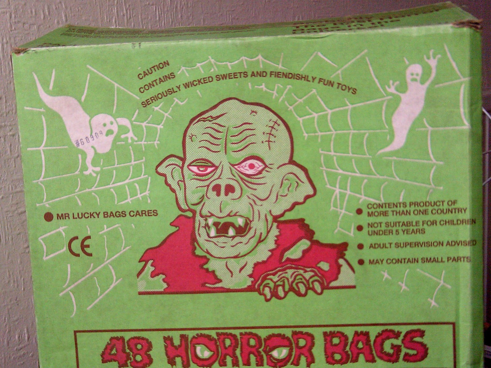THE COBWEBBED ROOM: 'HORROR BAGS' [90's Lucky bags] Packaging box