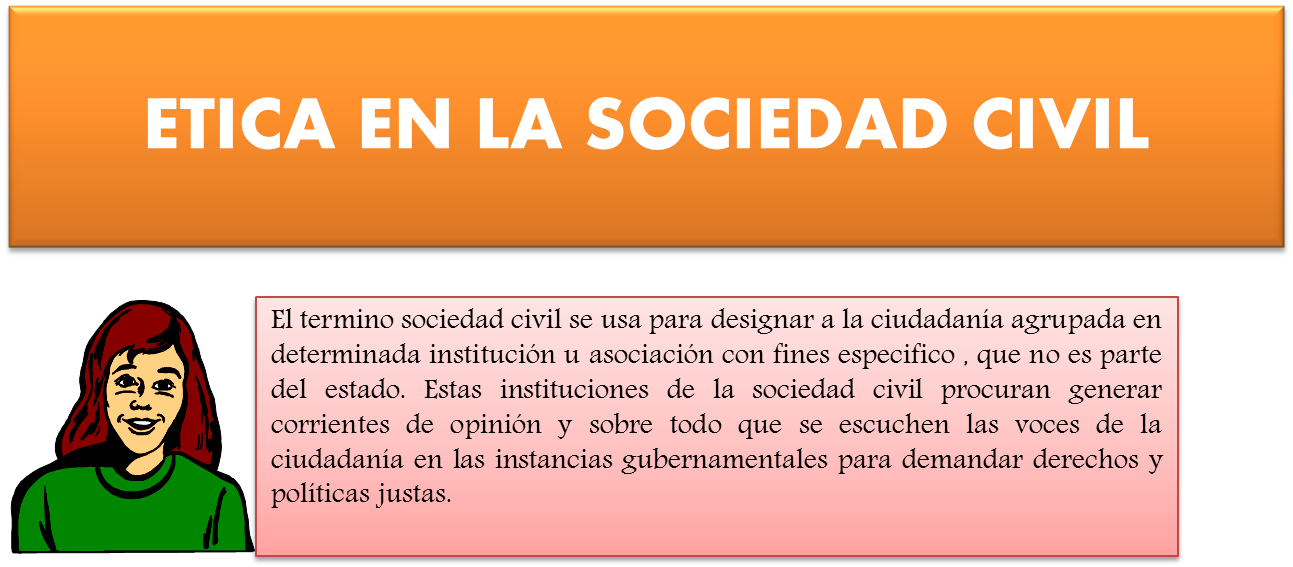 .: ETICA EN LA SOCIEDAD CIVIL