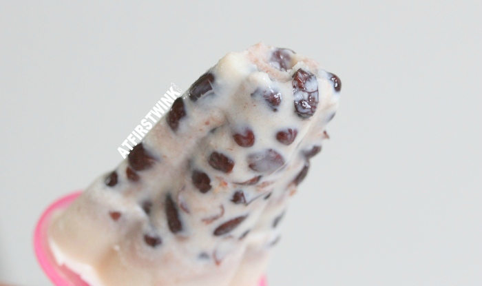 Recipe: red bean ice lolly/popsicle