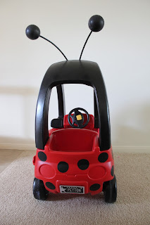 Roper Round-Up: Ladybug "Bug-Mobile" Cozy Coupe Makeover