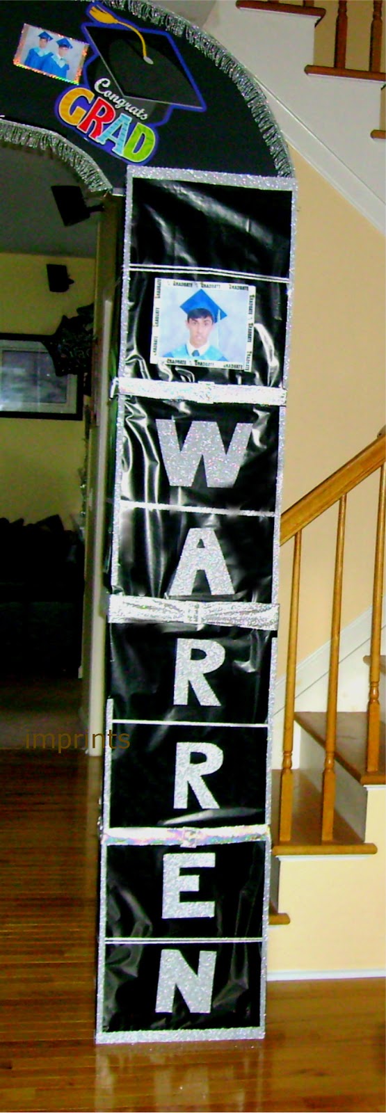 imprints handmade: Graduation party: DIY archway