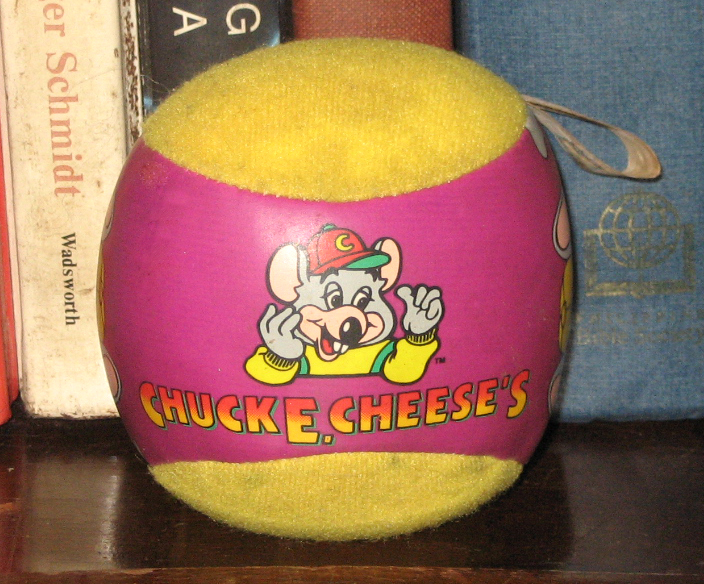 Percy's Fast Food Toy Stories : Pink Yellow Ball - Chuuck E Cheese