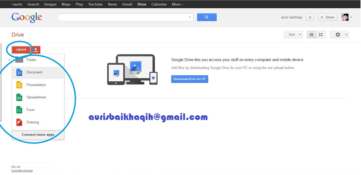 Cara Menyimpan dan Sharing Dokumen File di Google Docs - Kompasiana.com