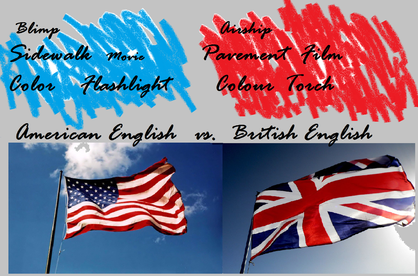 Learn it creatively!: 10 Differences between American spelling vs ...