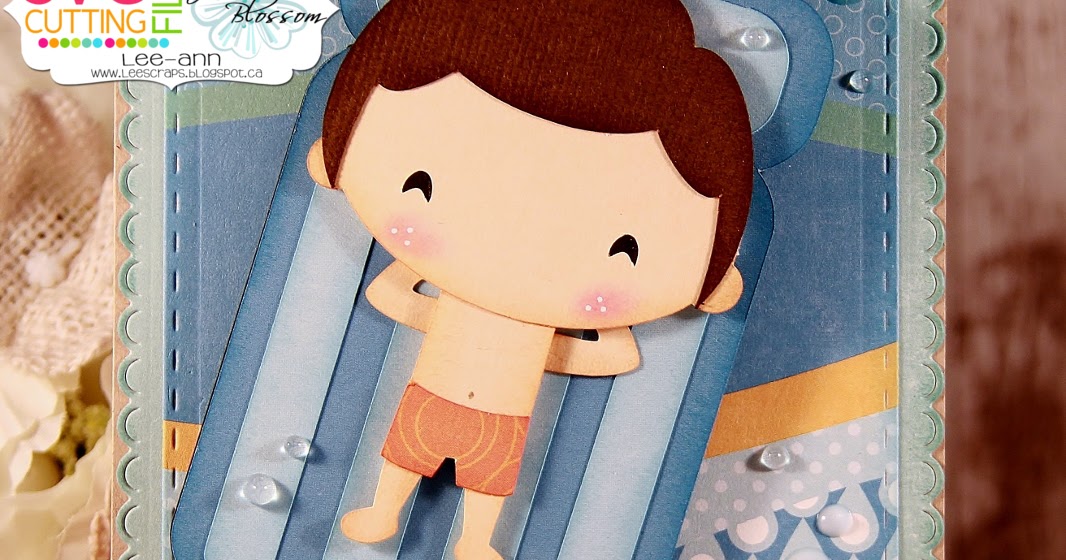 Snappy Scraps: Chibi Boy Pool Raft svg-NEW from SVG Cutting Files!!!
