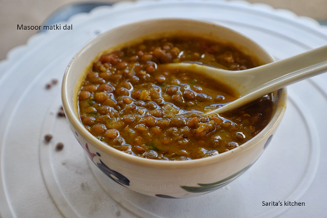 Masoor Matki Dal - Cha's Kitchen Blog
