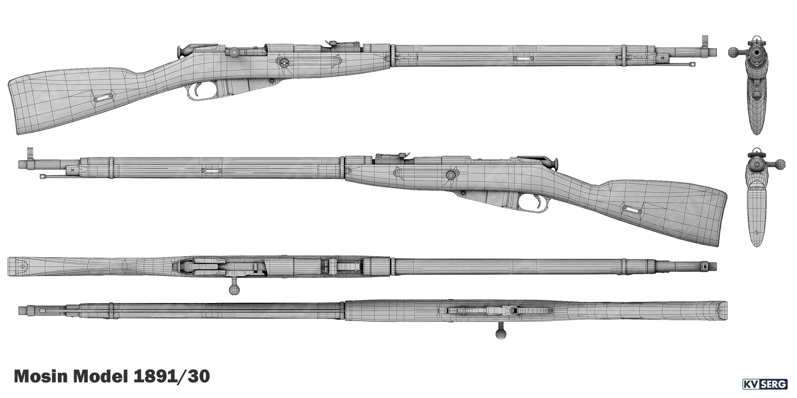 KVSERG ART: Mosin rifle Model 1891/30
