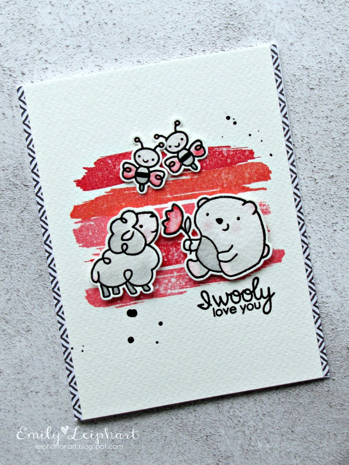 Emily Leiphart: {Paper Smooches} I Wooly Love You