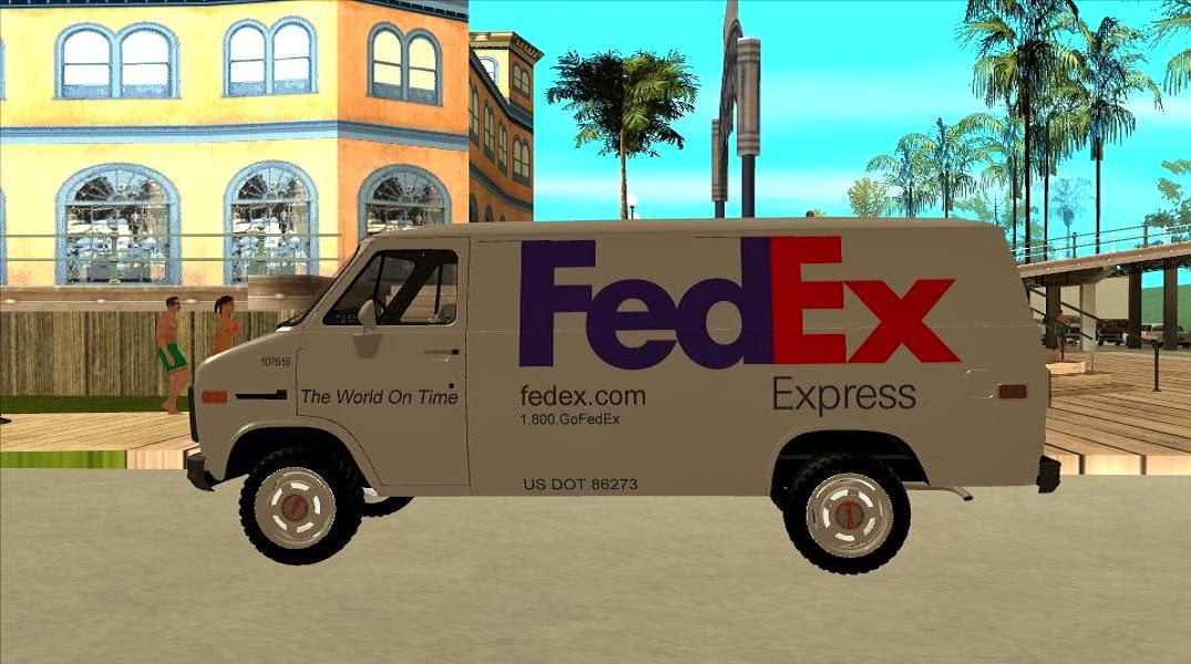 POPO-SPOT: 【REL】 GMC G-1500 FedEx Cargo Van