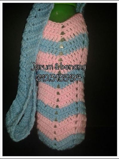 JARUM & BENANG: Sarung Botol Kait Tupperware