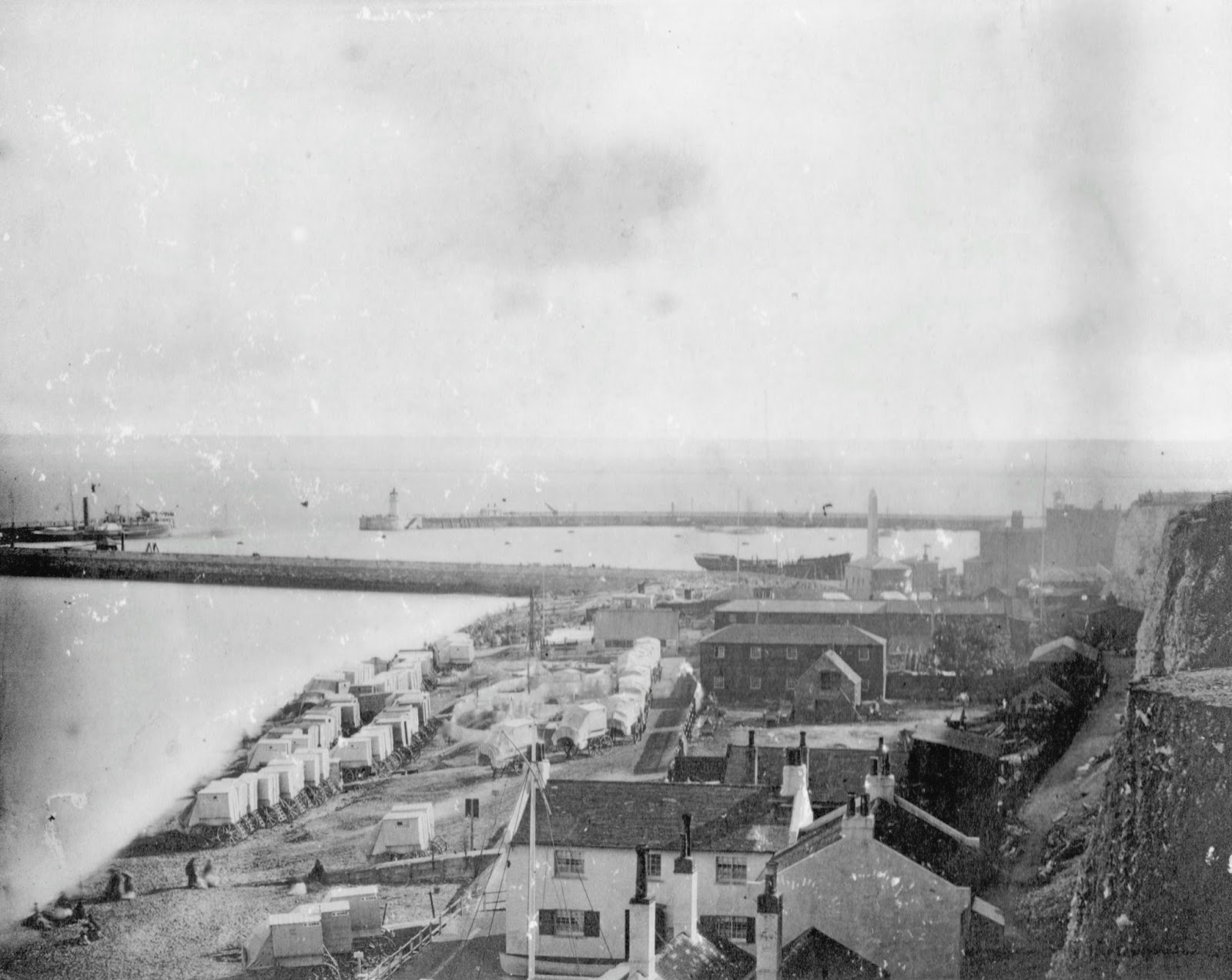 thanetonline: Two photos of Ramsgate Sands taken before 1860 and a bit ...