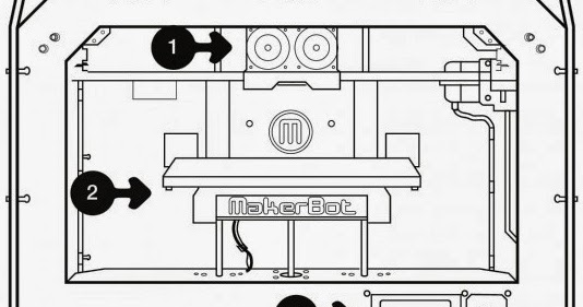 Makerbot Replicator Parts Diagram