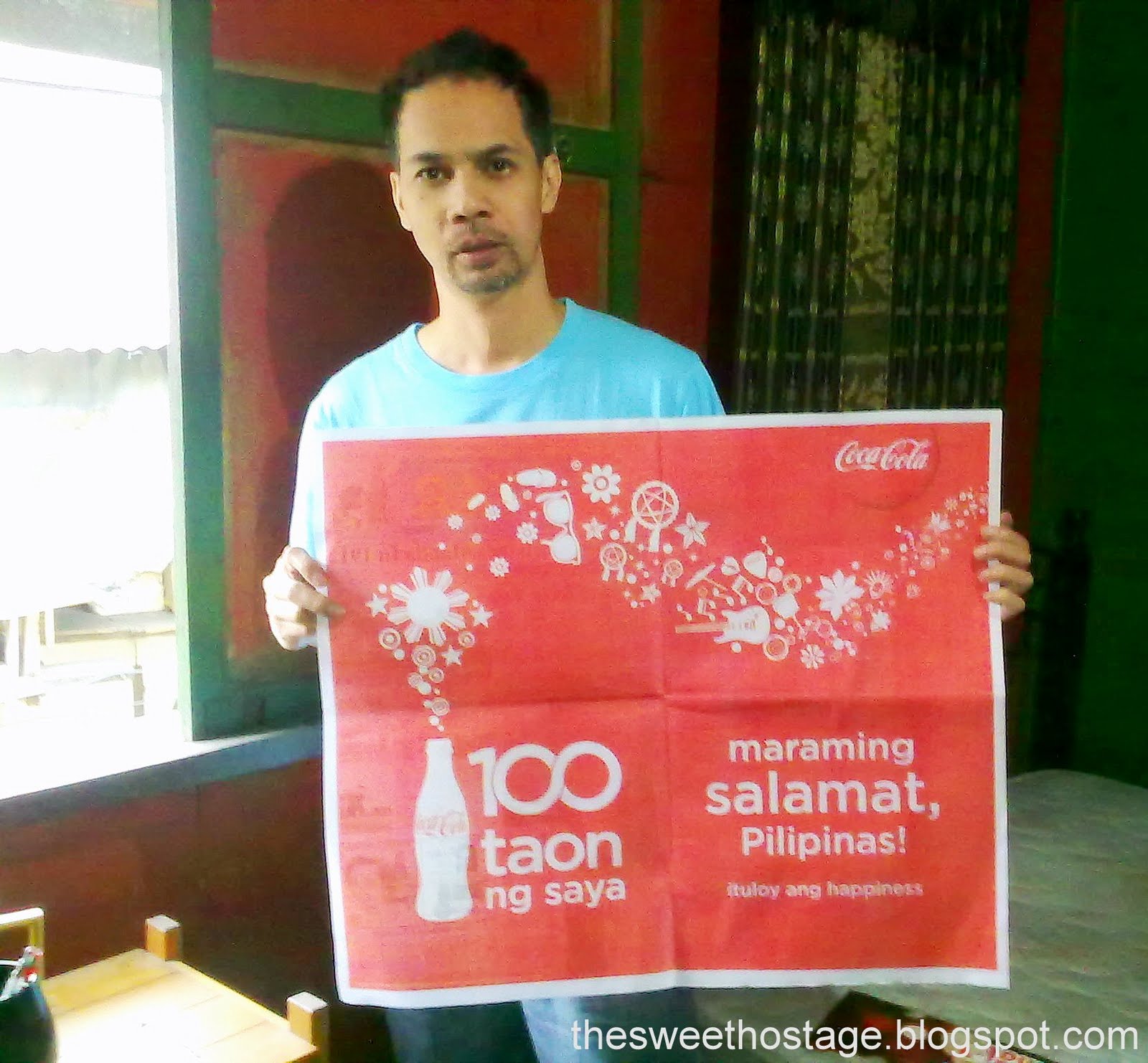 SWEET HOSTAGE: COKE 100 years in the Philippines PAPER AD