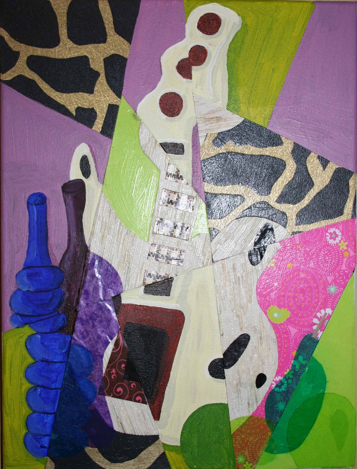 Creating and Educating: Picasso Cubism Mixed Media Art