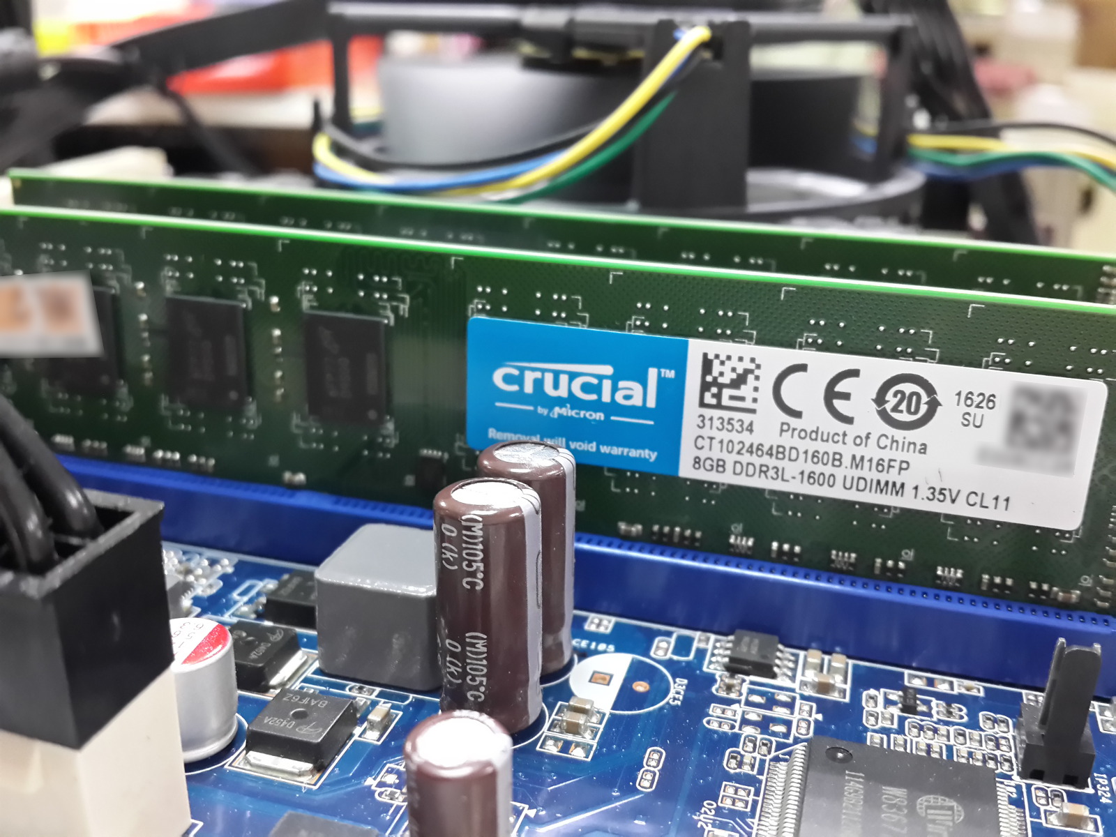 Joey的奮鬥: Intel DH67GD @ crucial DDR3L 1600 雙電壓