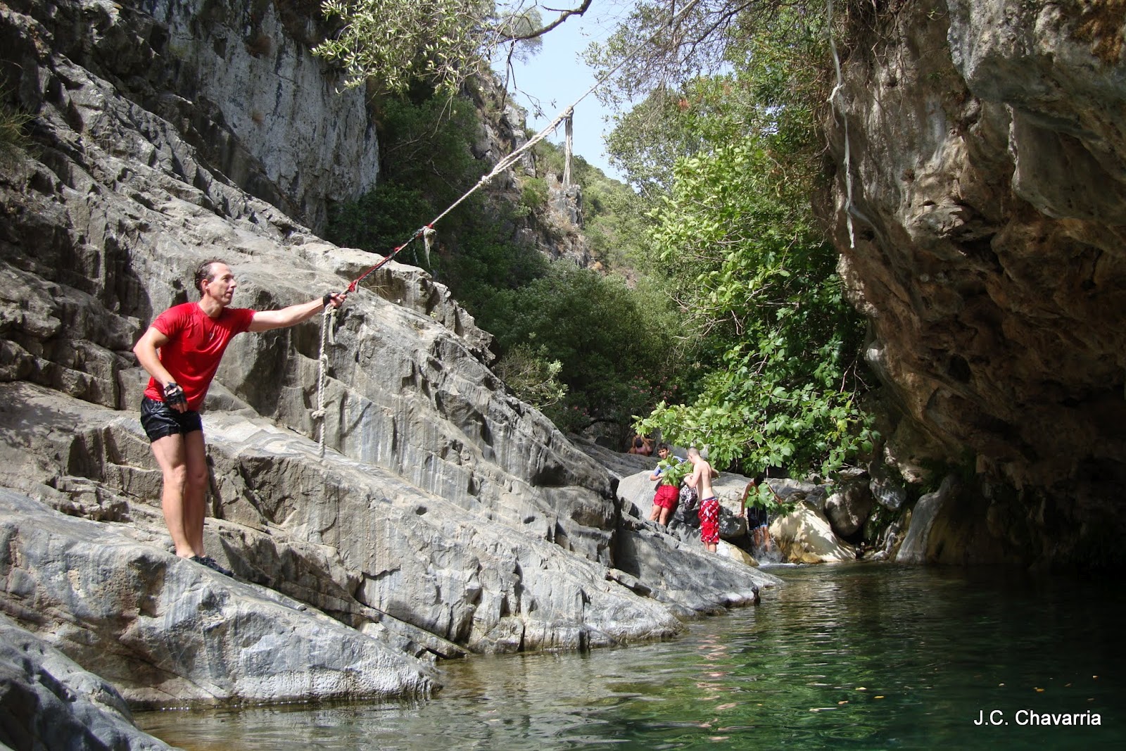 GPS Malaga: Barranco Blanco (30-07-2012)