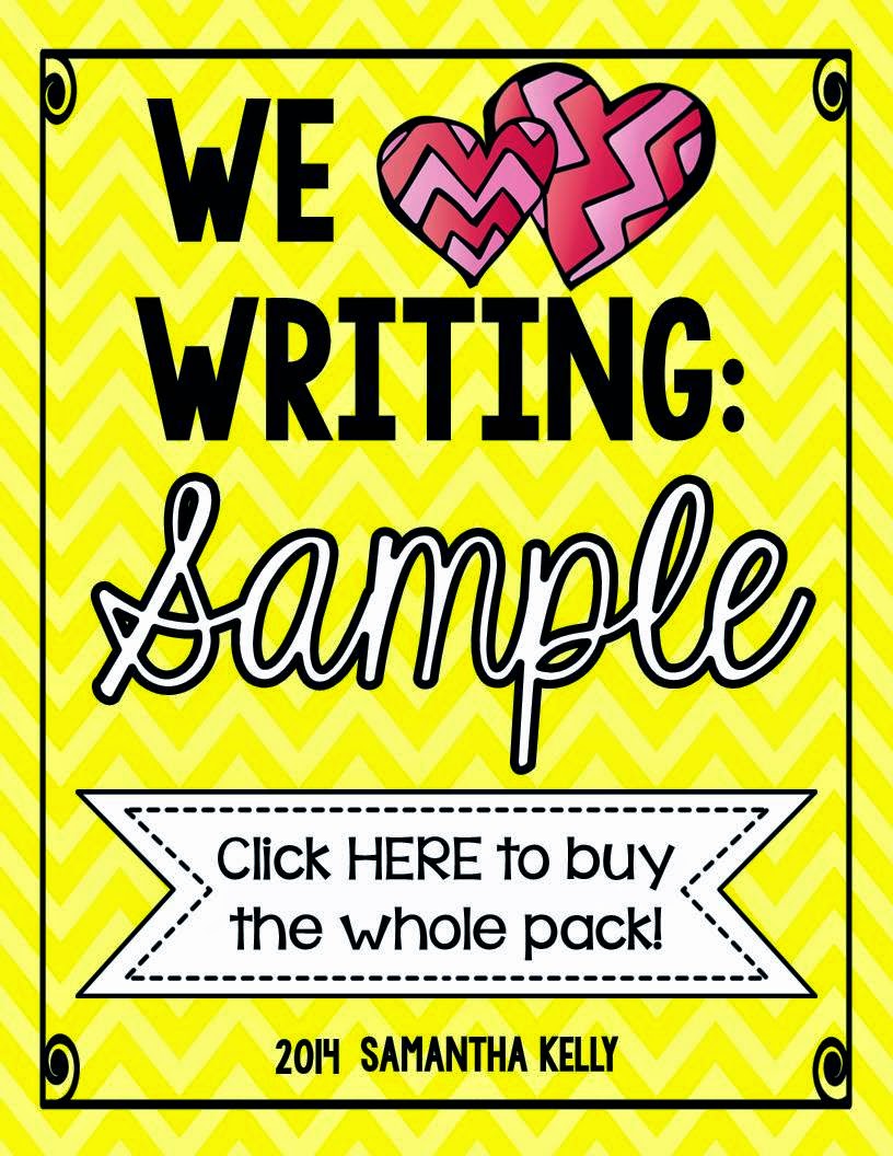 Mrs. Kelly's Klass: We Heart Writing!!! AND Freebies!