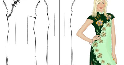 The Vintage Pattern Files: 1930's Sewing - Cheongsam