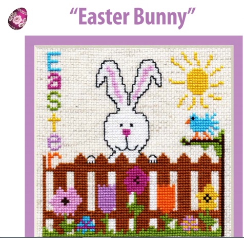 Cross Stitch Easter Bunny - Free Project