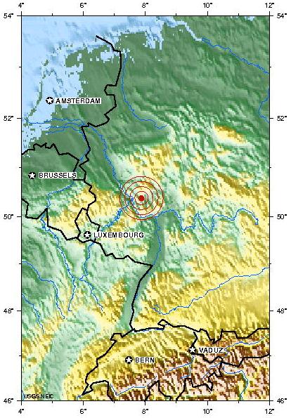 WORLD RECENT EARTHQUAKE