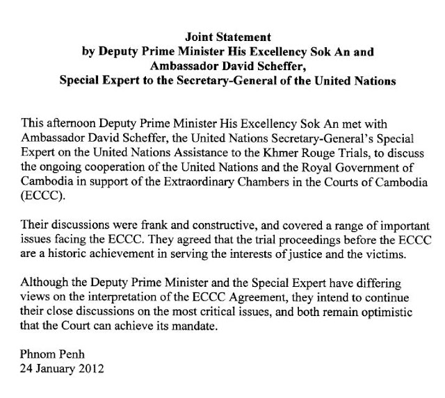 Khmer Political Information Network: Joint Statement by DPM H.E. Sok An ...