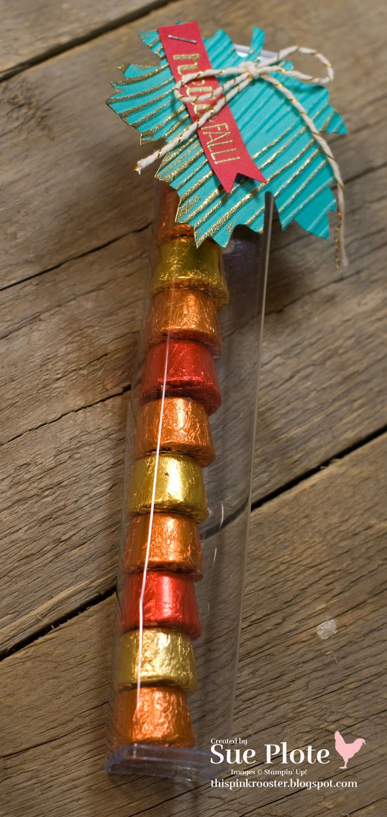 this pink rooster: Candy Tubes - A DIY