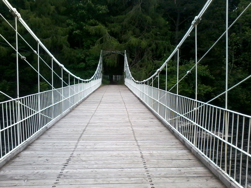 The Happy Pontist: Scottish Bridges: 46. Crathie Suspension Bridge ...