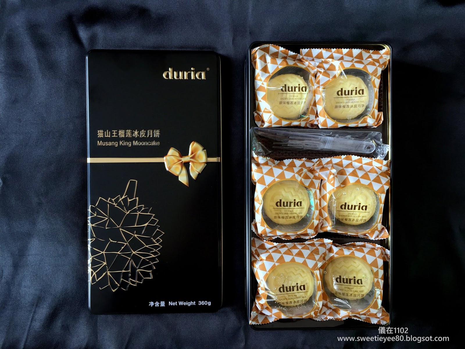 儀在1102: DURIA猫山王榴莲冰皮月饼，尝出纯粹的奢华好滋味【Mooncake Review】