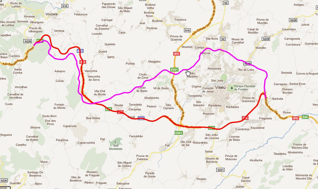 Viver na cidade da Guarda: A25 - Alternativas Pórtico a Pórtico