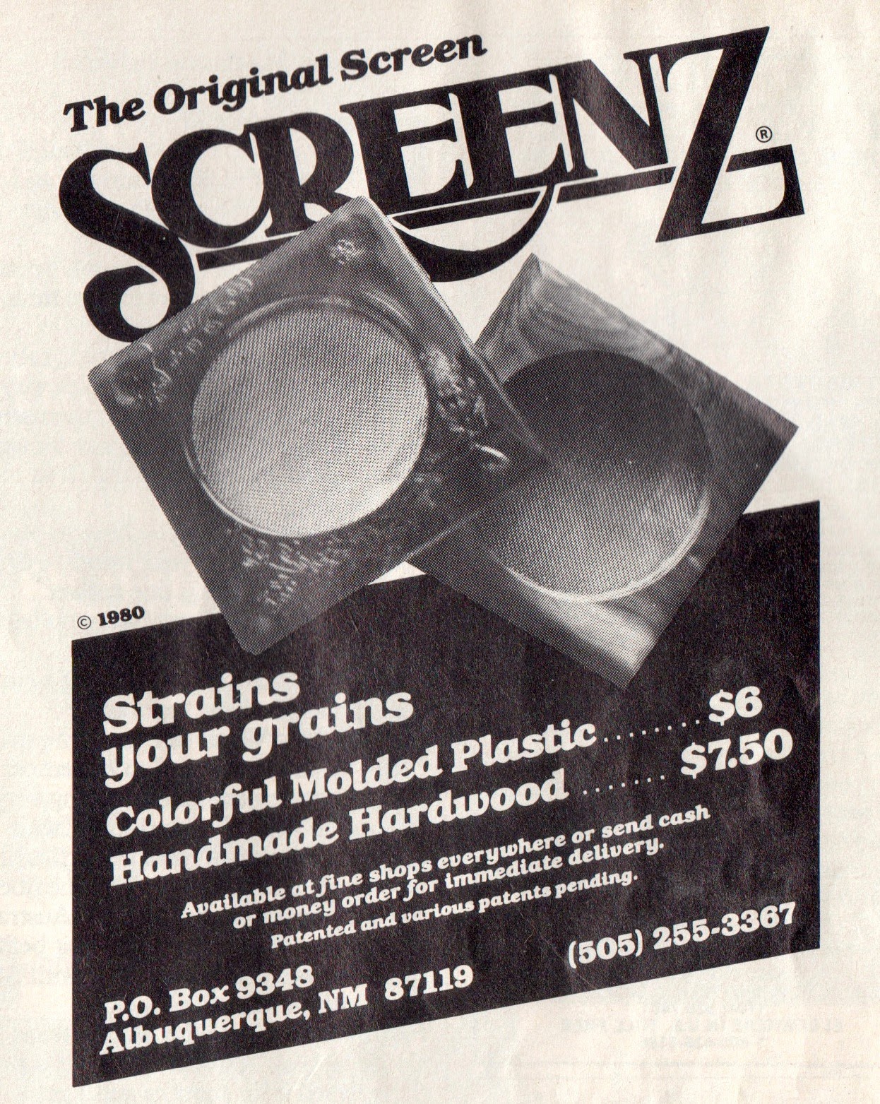 Toys For The Mind: Screenz: The Original Screen