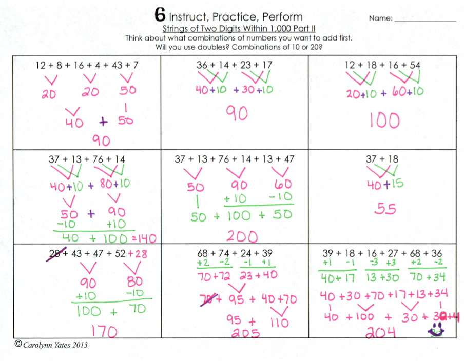 It Takes a Village: Common Core Math Diagnostic Tools