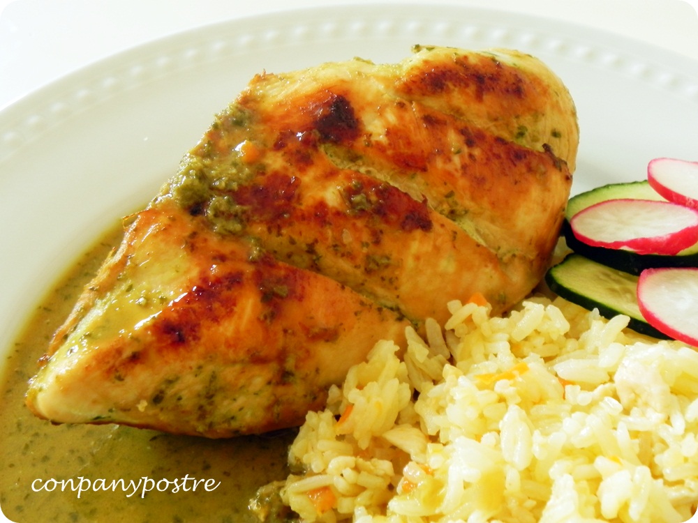Con pan y postre: Pollo con cilantro y especias, receta thai