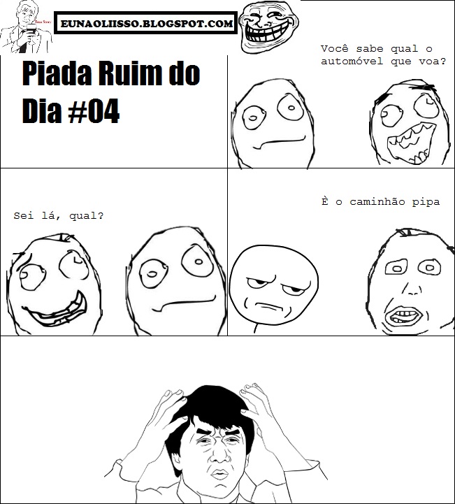 Eu Não Li Isso: Piada Ruim do Dia #04