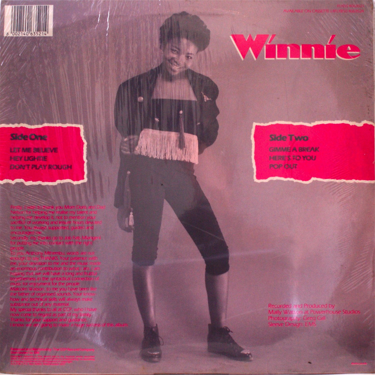 Afro-Synth: WINNIE - Winnie (1988)