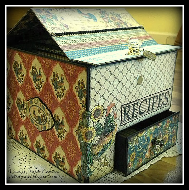 CINDY'S PAPER CREATION: Recipe Organizer ~ Kathy Orta Files & Graphic ...