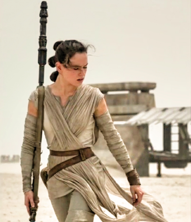 Braids & Hairstyles for Super Long Hair: Rey's Triple Bun-Knot Hairstyle
