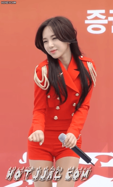 Hotjjalcom Aoa 민아 사뿐사뿐 움짤 Aoa Mina 150404