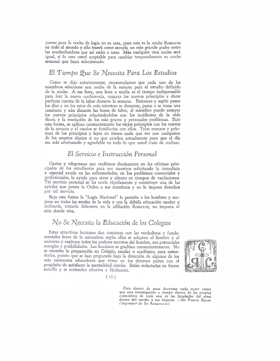 Magnum Opus Aeternam : La Sabiduría de los Sagaces (1934)