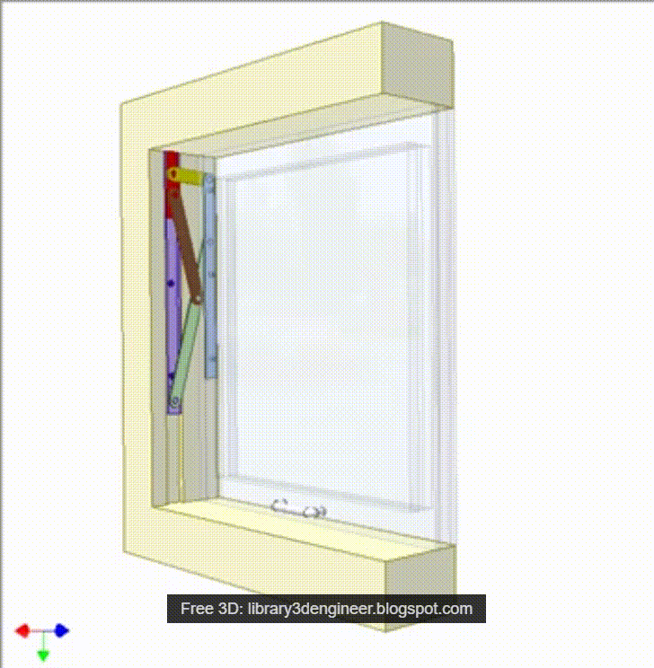 Window friction hinge 2 || idea mechanisms #100222