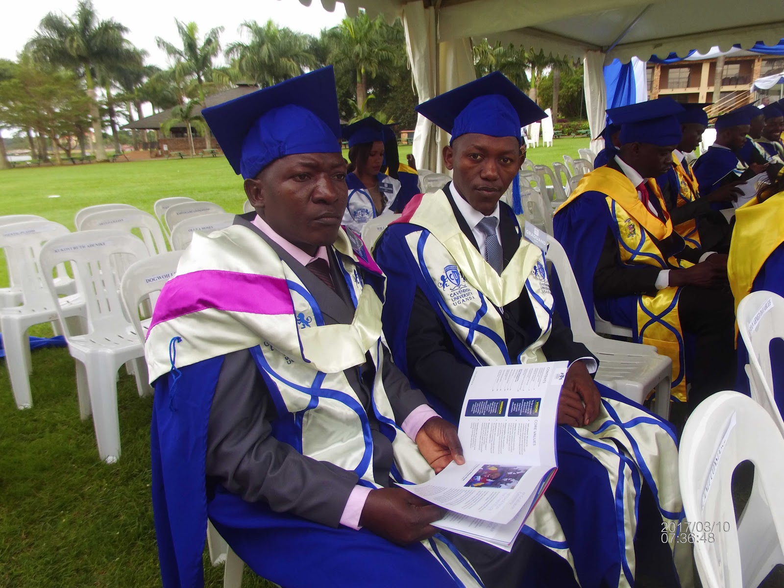EMMANUEL RUTAYISIRE: GRADUATION PHOTOS-CAVENDISH UNIVERSITY UGANDA
