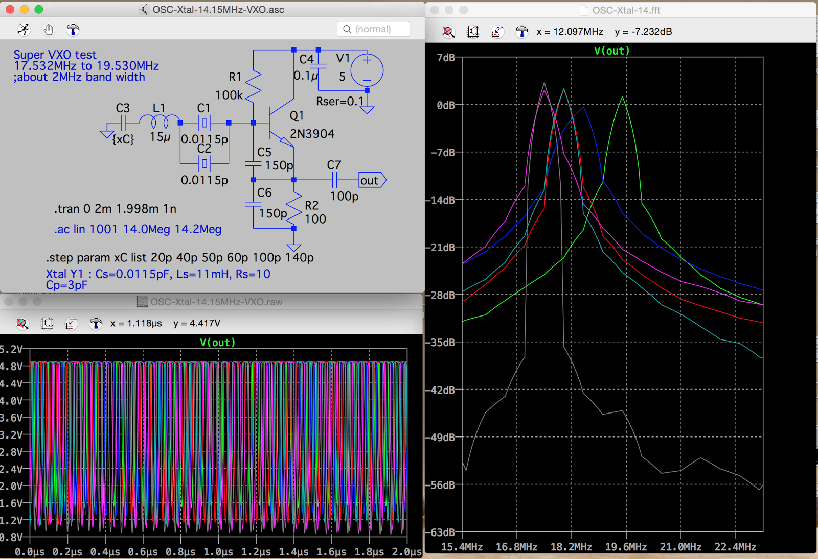 Designing Radios, Electronics. /通信装置設計入門・学習: VXO式/Super VXO式 周波数可変型 水晶 ...