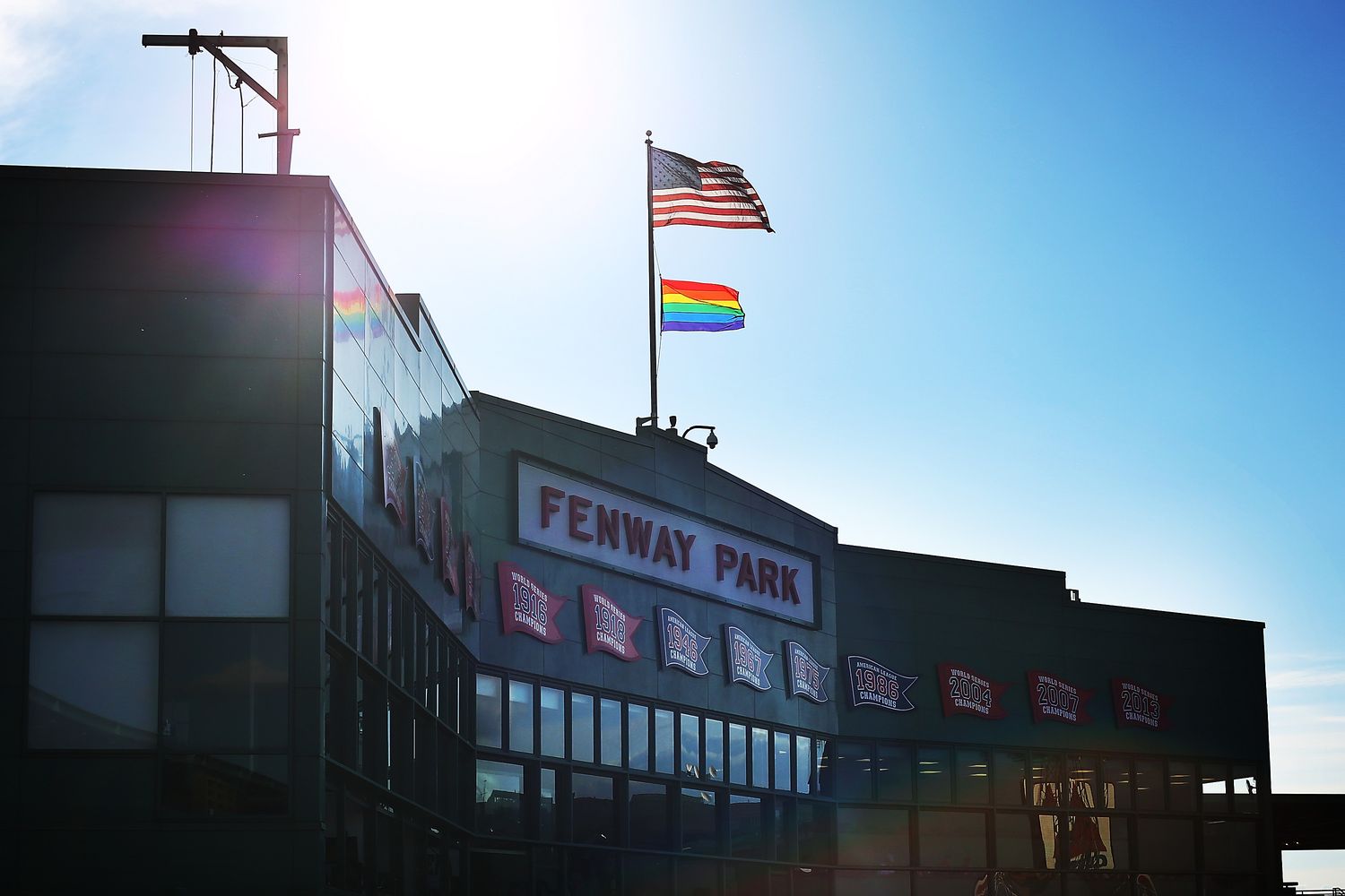 Welcome to my world.... : Boston Red Sox Paint Pitcher’s Mound Rainbow ...