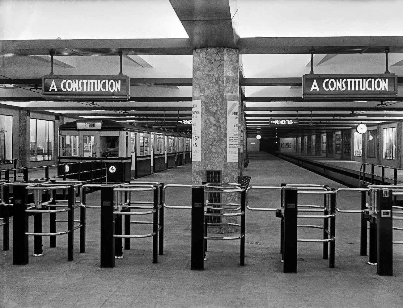 Historia Digital - Enciclopedia Fotográfica: Subte - Linea C - Estación ...