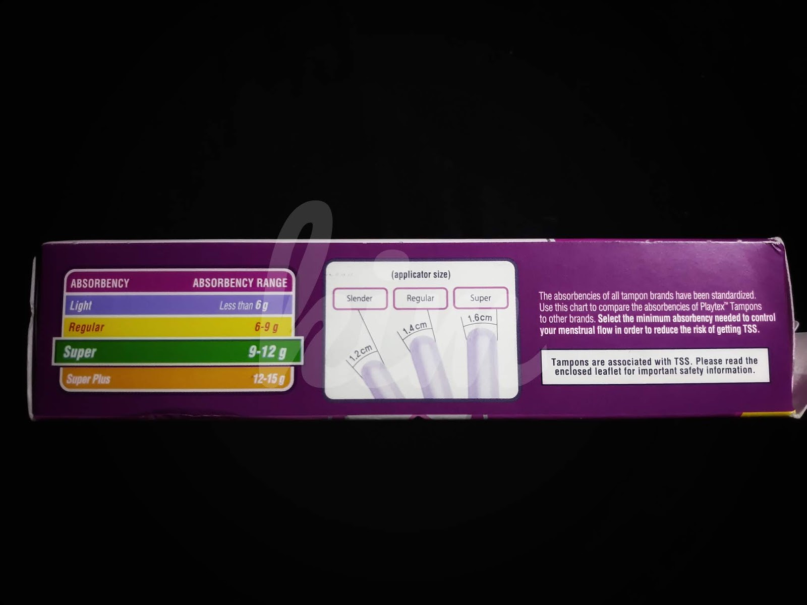 Playtex Gentle Glide 360 Tampon (Super Absorbent) Review