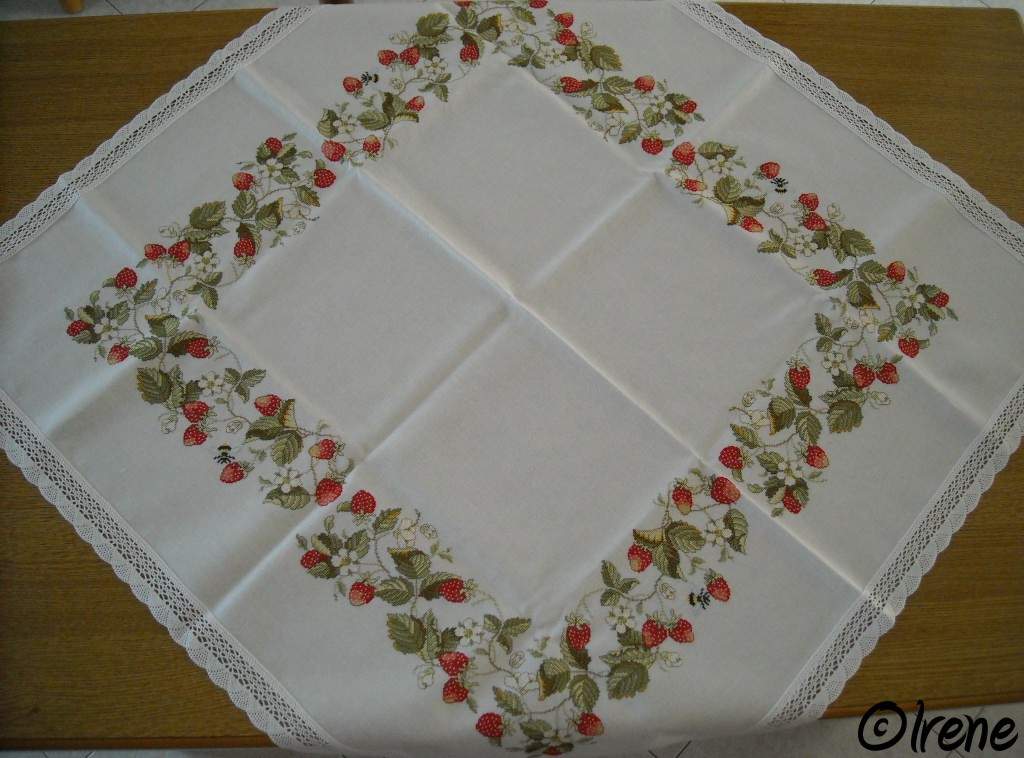 Tovaglia con le fragole