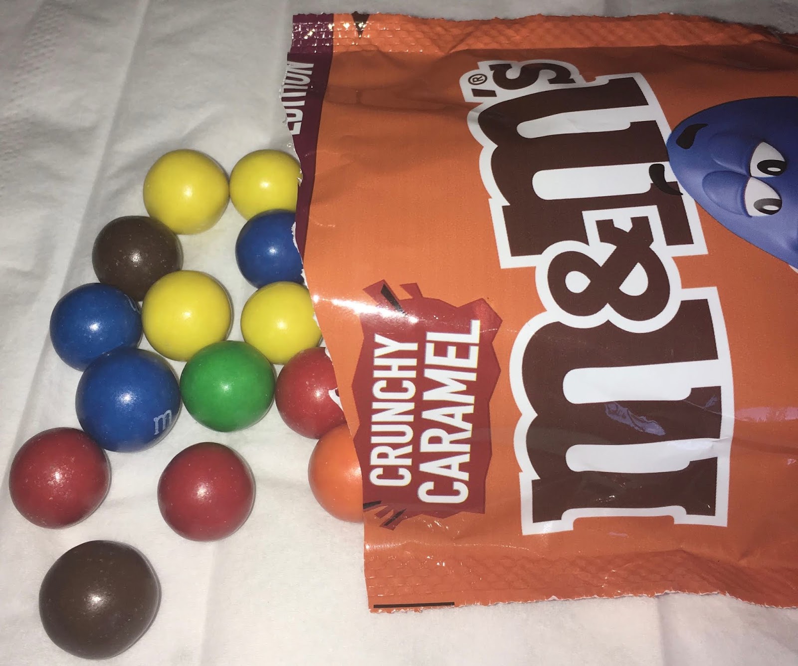 FOODSTUFF FINDS: Limited Edition M&Ms Crunchy Caramel (Ocado) By @Cinabar