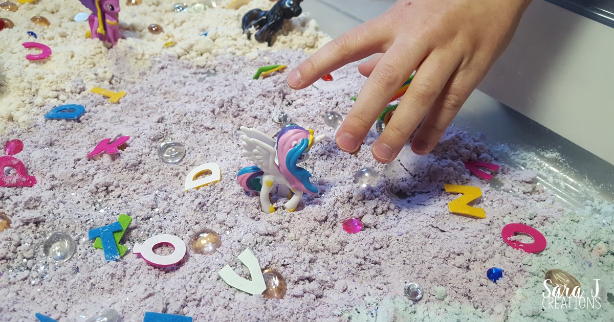 Unicorn Sensory Bin | Sara J Creations