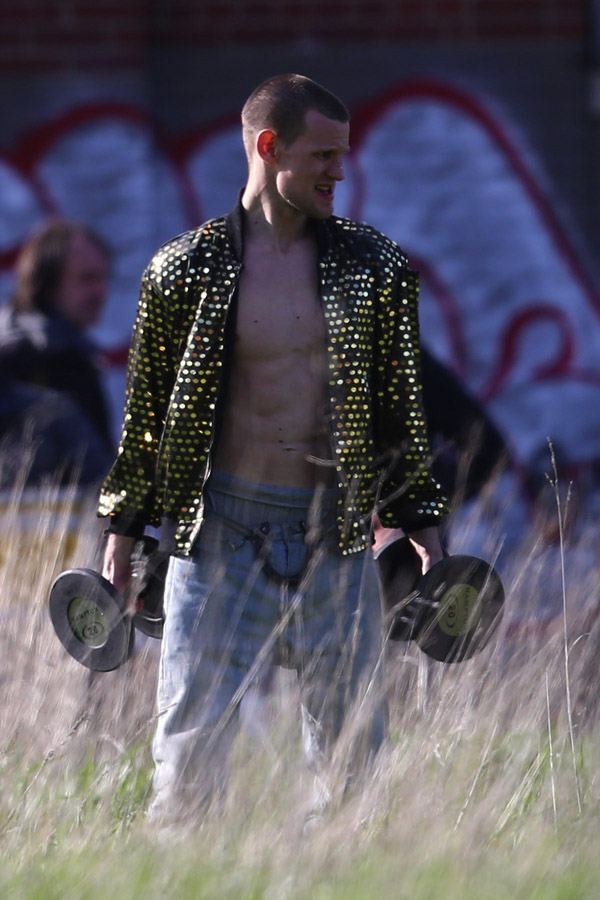 Matt Smith Shirtless On Set | Oh yes I am