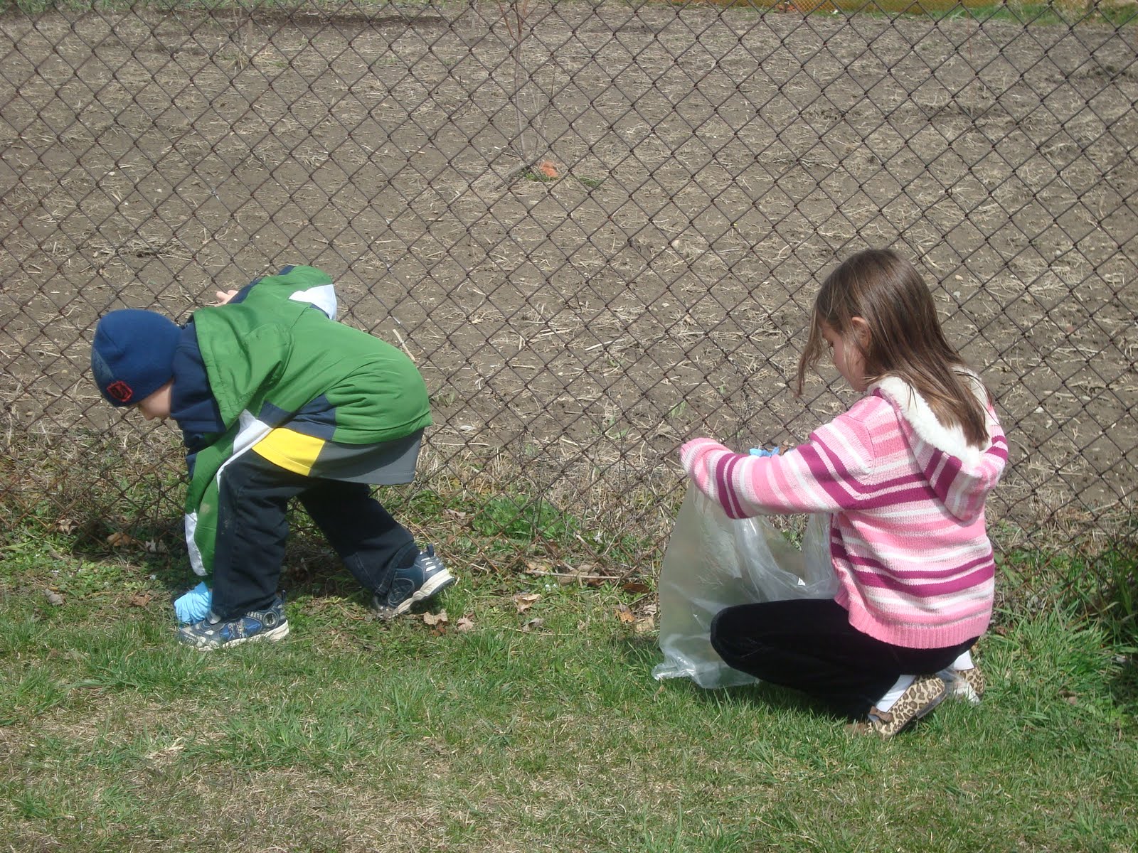 Joyful Learning in the Early Years: Earth Day Yard Clean Up